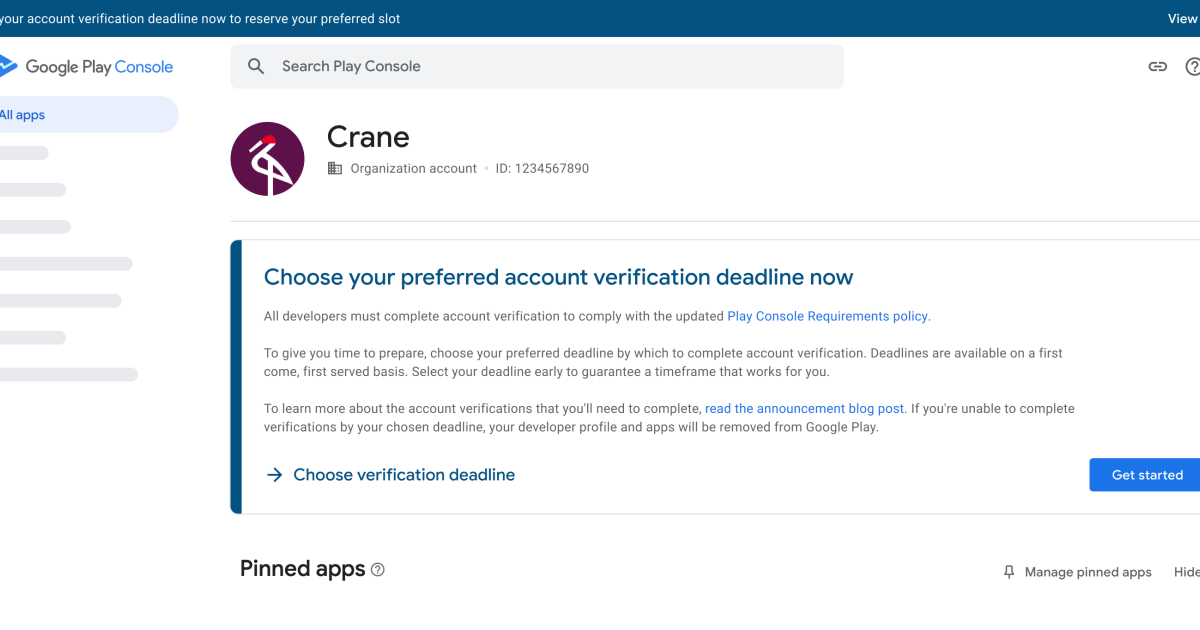 Vioside | Google Play account verification process explained